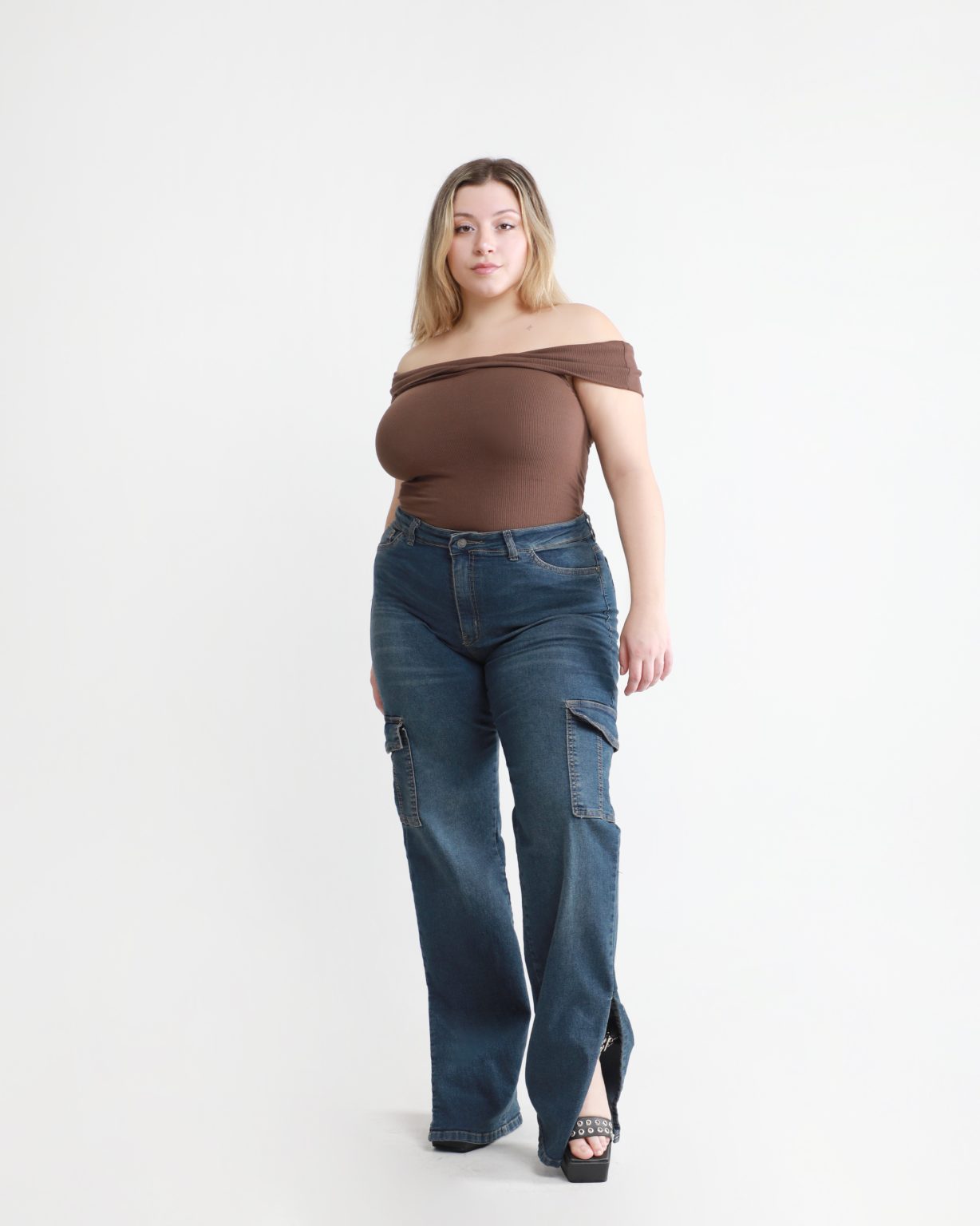 PANTALON WIDE CARGO ZENDA elastizado – Kamoo